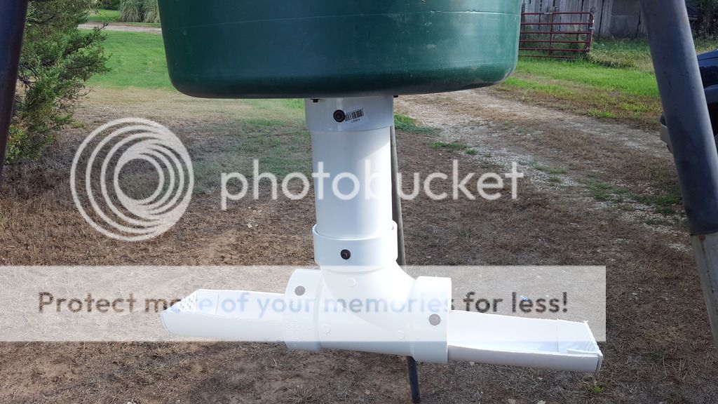 home made gravity feeder/corn screen | Archery Talk Forum